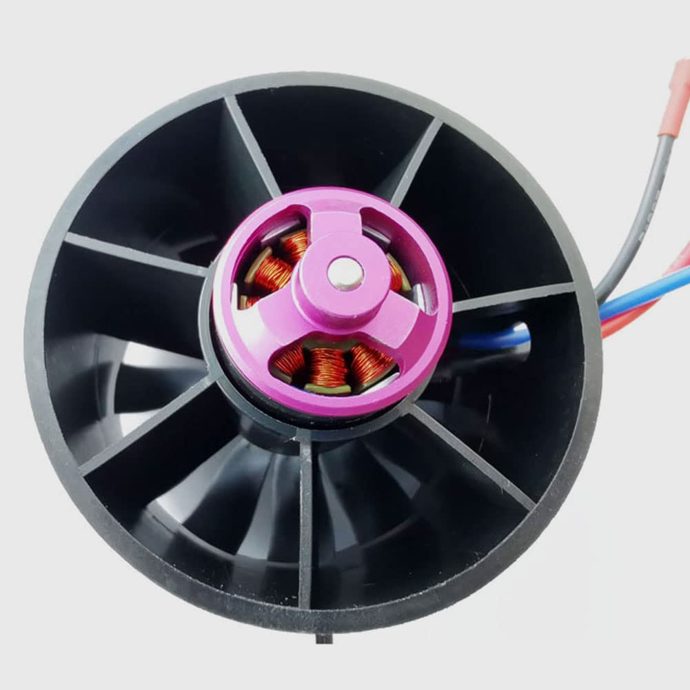 High Thrust Ducted Fan For 90mm Plane 90mm 12-Blade EDF Ducted Fan Unit ...