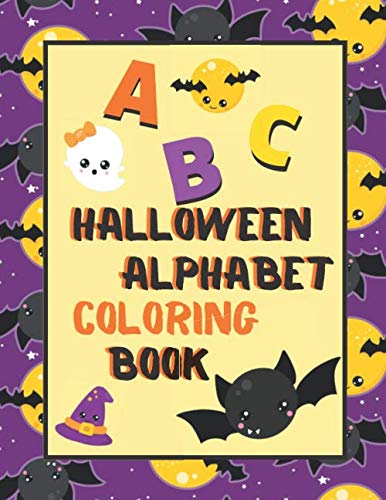 Buy Halloween Alphabet Coloring Book: An ABC Halloween Activity ...