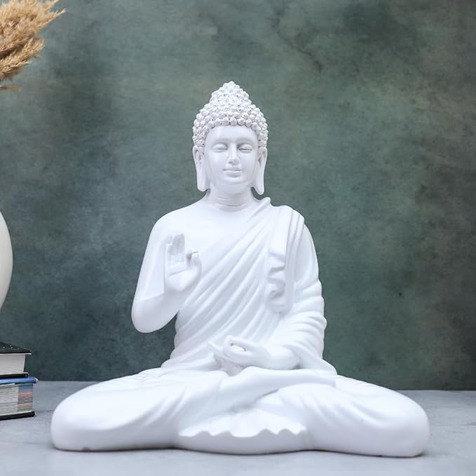 Buy The Advitya Polymarble Big Buddha Statues for Living Room|Lord Budh ...