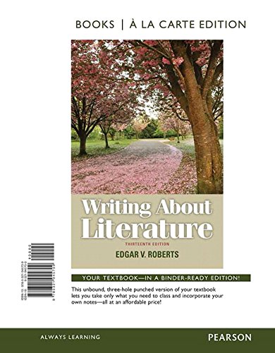 Amazon.com: Writing About Literature, Books a la Carte Edition (13th ...