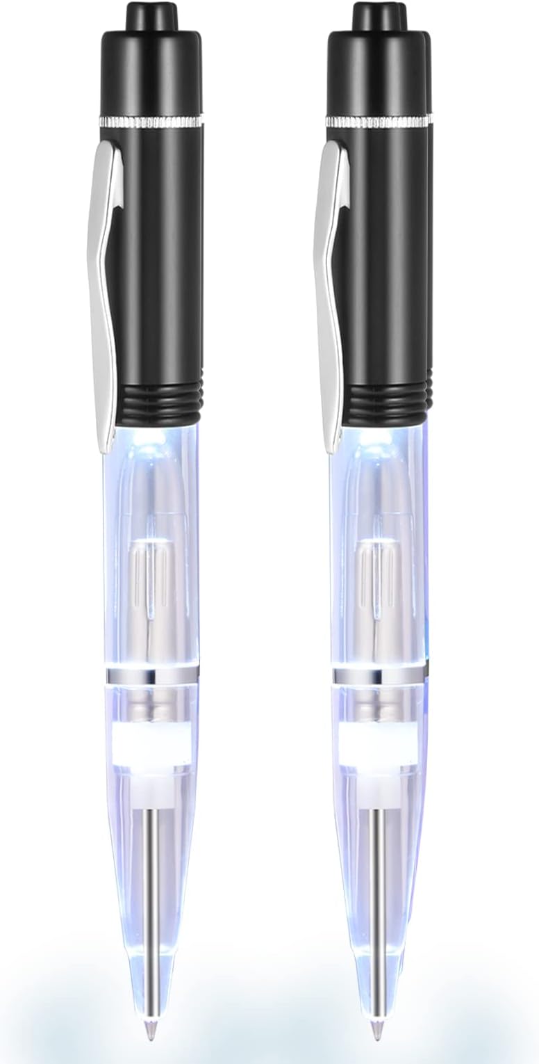 Amazon.com : Glovion Lighted Tip Pen with Stylus 3-in-1 - LED Penlight ...