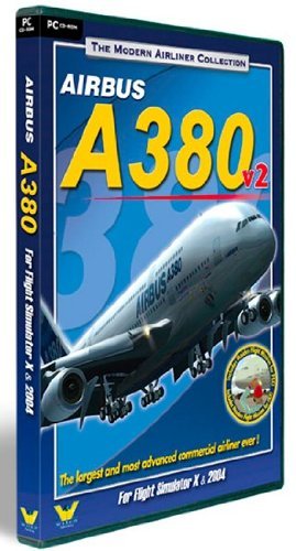 Amazon.com: Modern Airliner Airbus A380 V2 Flight Simulator X & 2004 PC ...