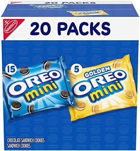 Amazon.com: OREO Double Stuf Golden Sandwich Cookies, King Size, 12 ...