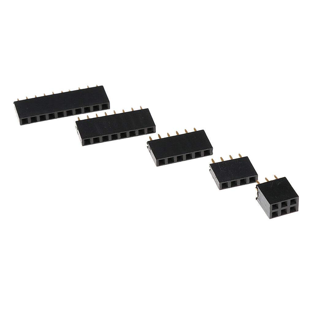 90pcs 2.54mm Pitch PCB Pin Header Pins & Sockets for Arduino Pi ...