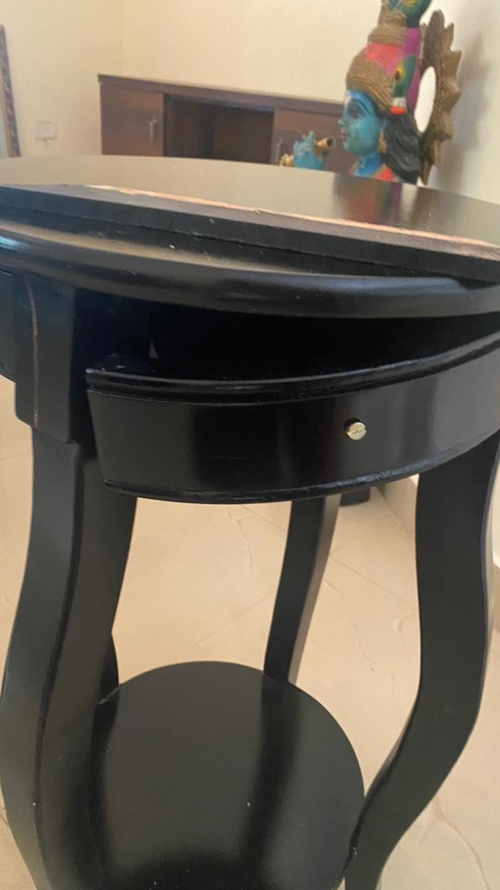 Dime Arts Shoppee Corner Bed Side Table Stool with Drawer,Chest of ...