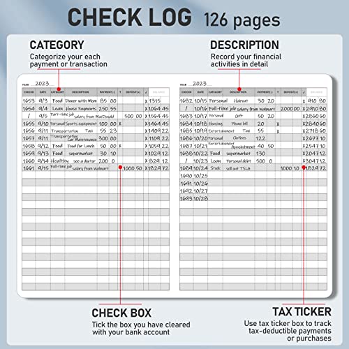 Snapklik.com : WEMATE Check Registers,Checkbook Registers