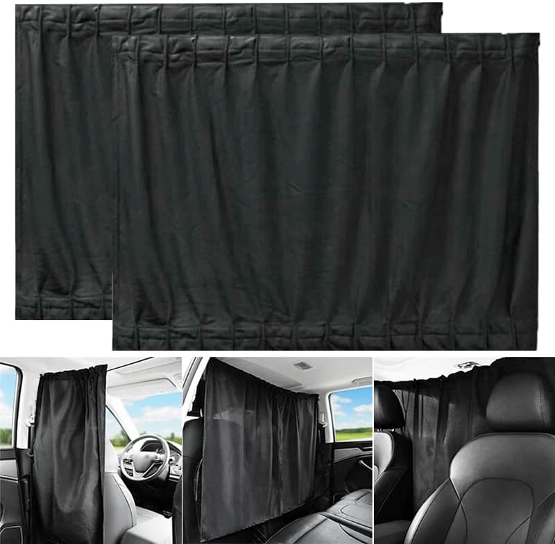 Amazon.com: ziyue 2 Pack Car Privacy Curtains Dividers, Van Curtains ...