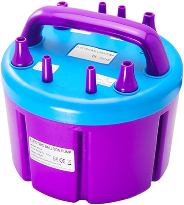 Amazon.com: 4 Nozzles Electric Balloon Pump Portable 110V 900W Electric ...