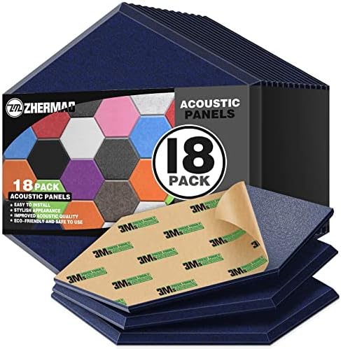 Amazon.com: Soundproof Wall Panels, Kuchoow Acoustic Panels Self ...