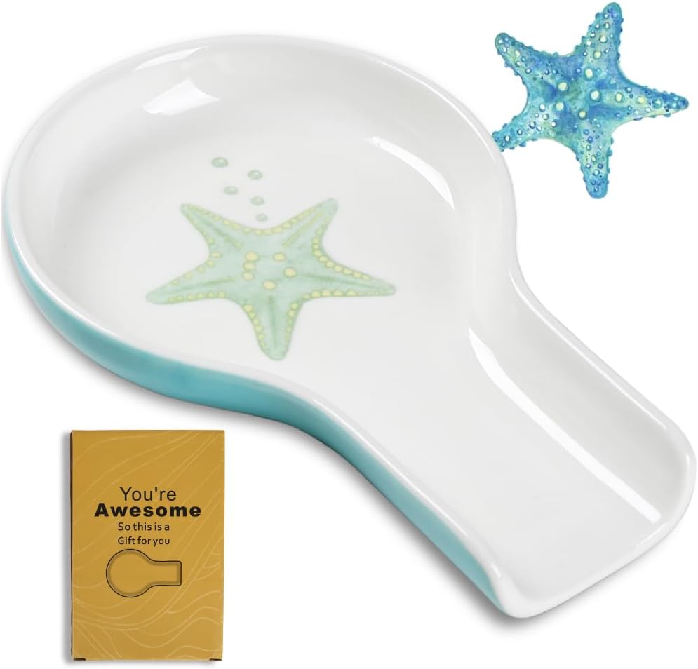 Amazon.com: Turtle Spoon Rest For Stove Top Spoon Rest For Kitchen ...