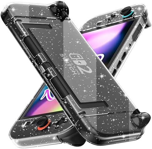 Amazon.com: [Improved Easy Dockable Version] Clear Glitter Case for ...