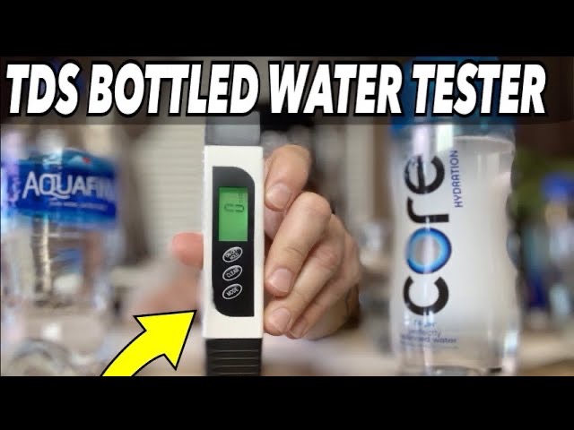 Watch TDS Water Tester Tap vs Bottled | How to use a TDS meter on ...