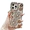 Amazon.com: Compatible with iPhone 13 Pro Max Flower Case,Cute Glitter Bling 3D Diamond Flower ...
