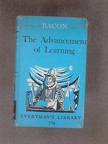 The Advancement of Learning: Amazon.co.uk: Framcis bacon, G. W. Kitchin ...