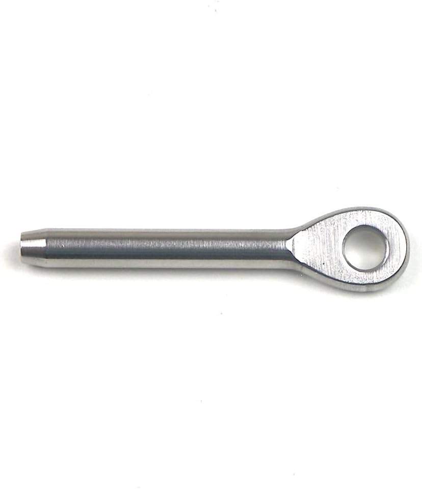Amazon.com: 10pc Set - Stainless Steel Marine Eye End for 1/8" Diameter ...