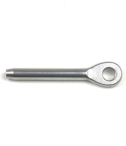 Amazon.com: 20pc Set - Stainless Steel Marine Eye End for 1/8" Diameter ...
