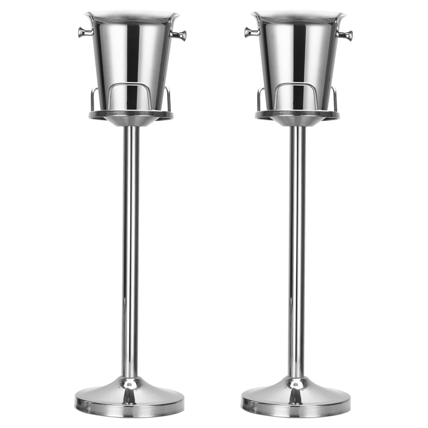 Amazon.com: Champagne Bucket with Stand,Ice Bucket with Stand Stainless ...