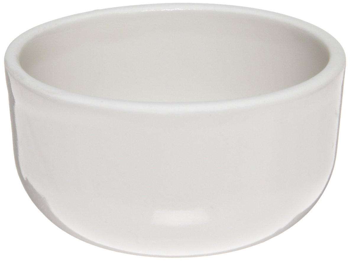 CoorsTek 60051 Porcelain Ceramic Capsule, 17mL Capacity, 41mm OD, 21mm ...