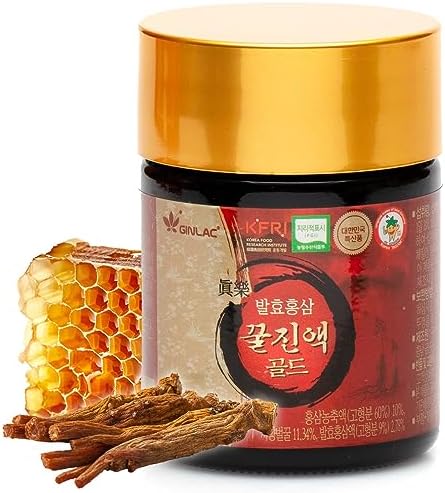 Amazon.com: Ginseng & Honey, Korean Healthy Food, 1 Bottle of GinLac ...