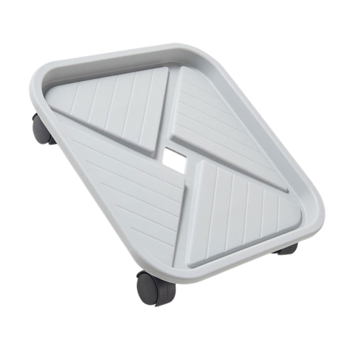 Amazon.com: Kisangel Pot Tray Pots Stand Square Plant Roller Moving ...