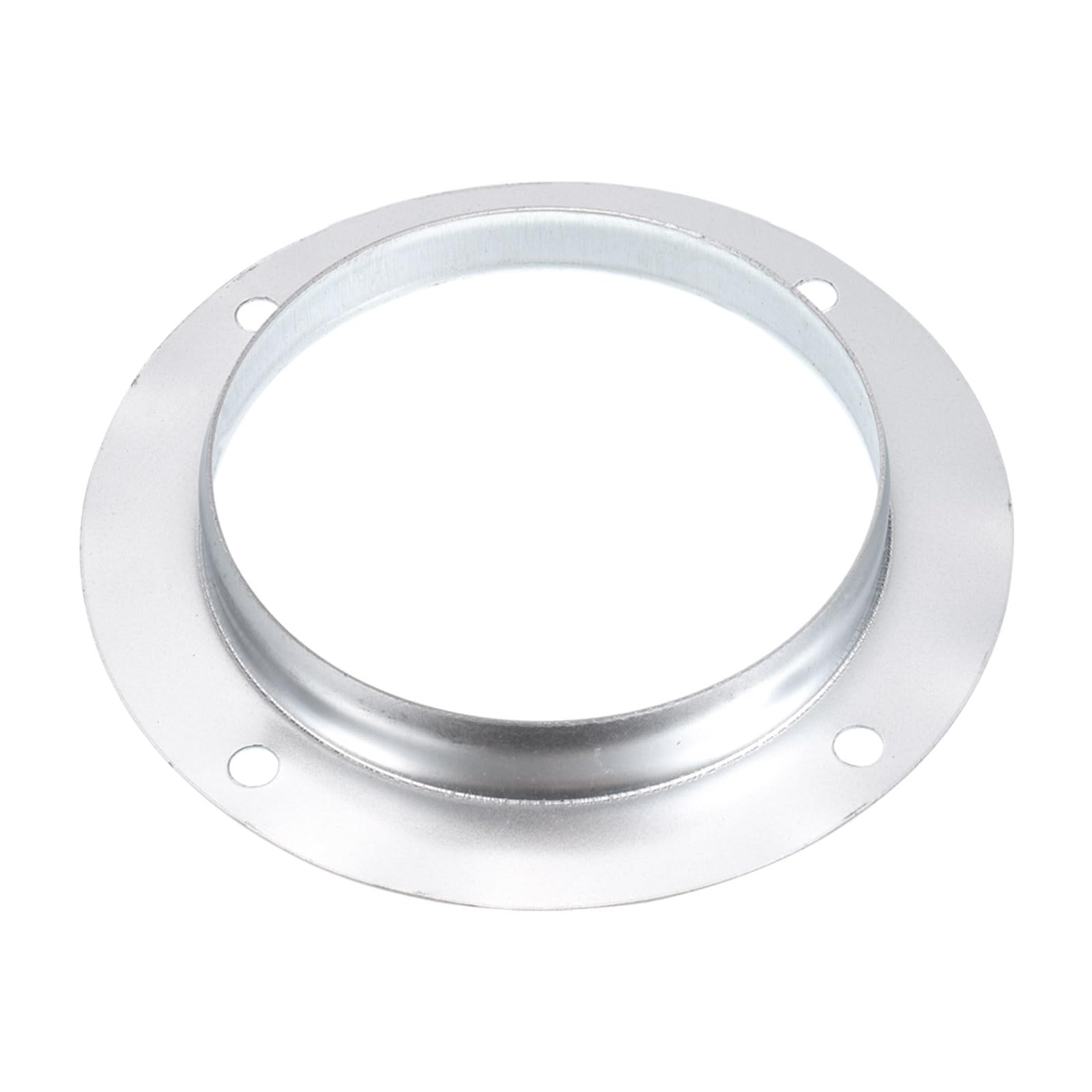 PATIKIL 5" Duct Connector Flange, Metal Straight Pipe Exhaust Flange ...