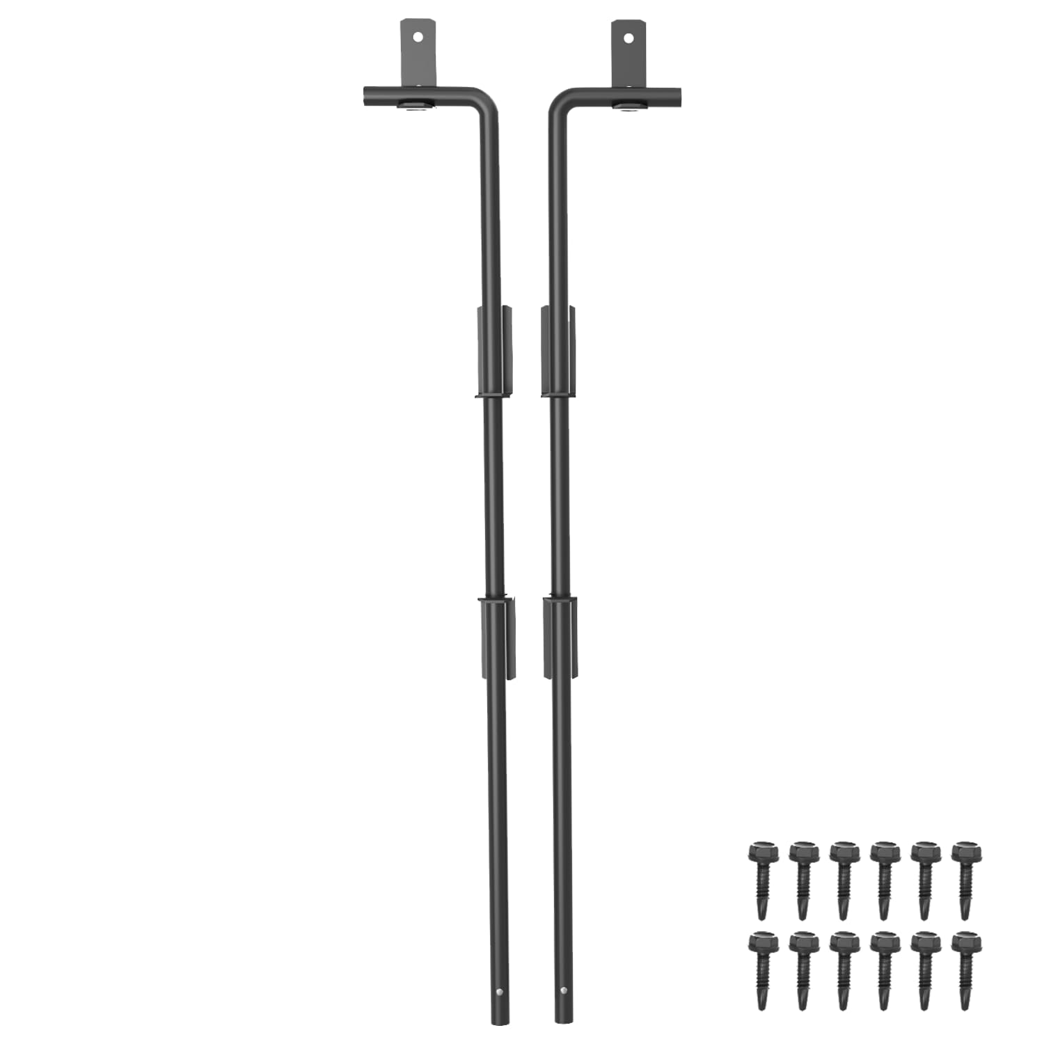 Snapklik.com : 2 Pack 36" Cane Bolts For Gates, Gate Drop Rod, Gate ...