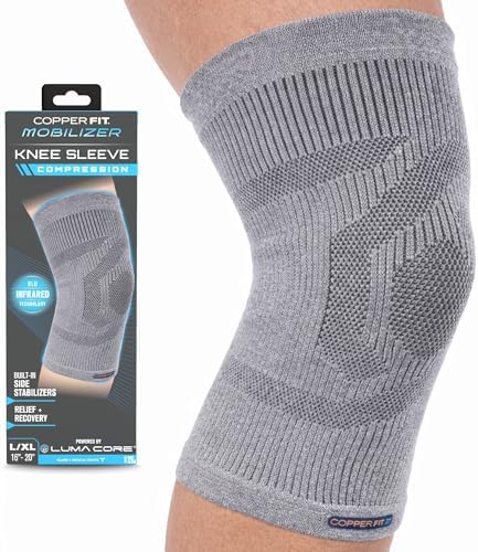 Amazon.com: Copper Fit Mobilizer Knee Sleeve – ProSeries with Removable ...