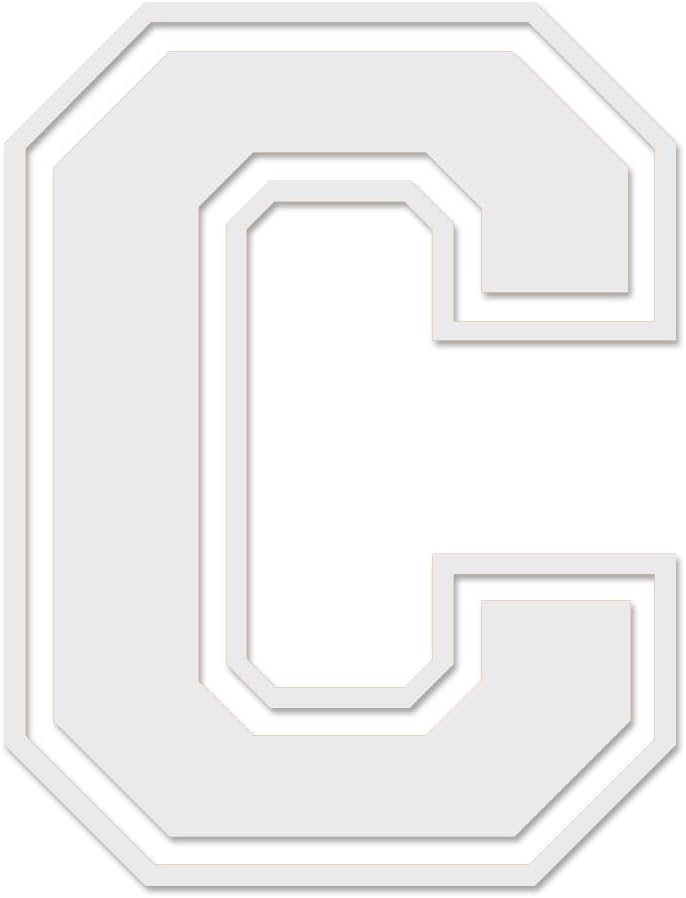 Amazon.com: Letter C Varsity- Vinyl Decal for Outdoor Use on Cars, ATV ...