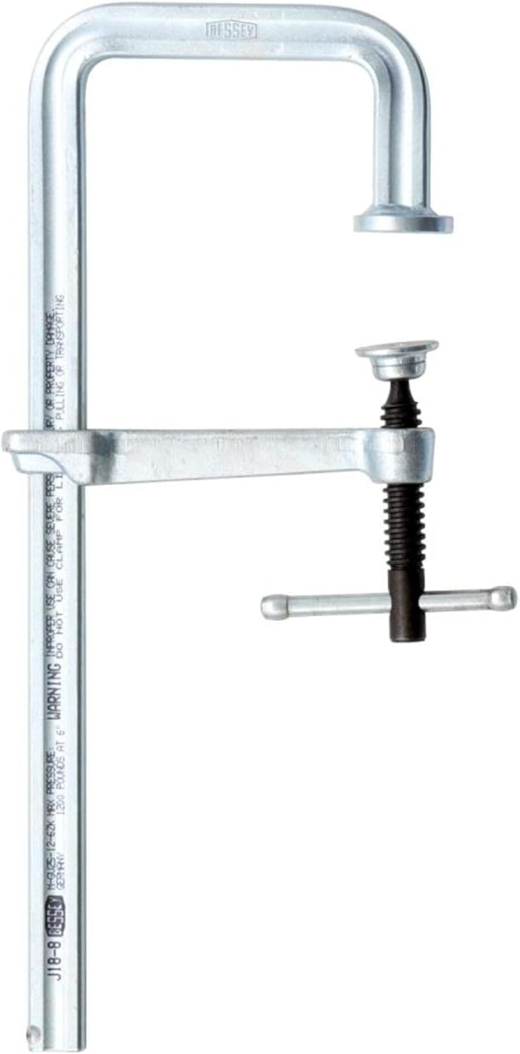 Amazon.com: 18" x 4-3/4" Light Duty J Series Step-Over Clamp : Tools ...