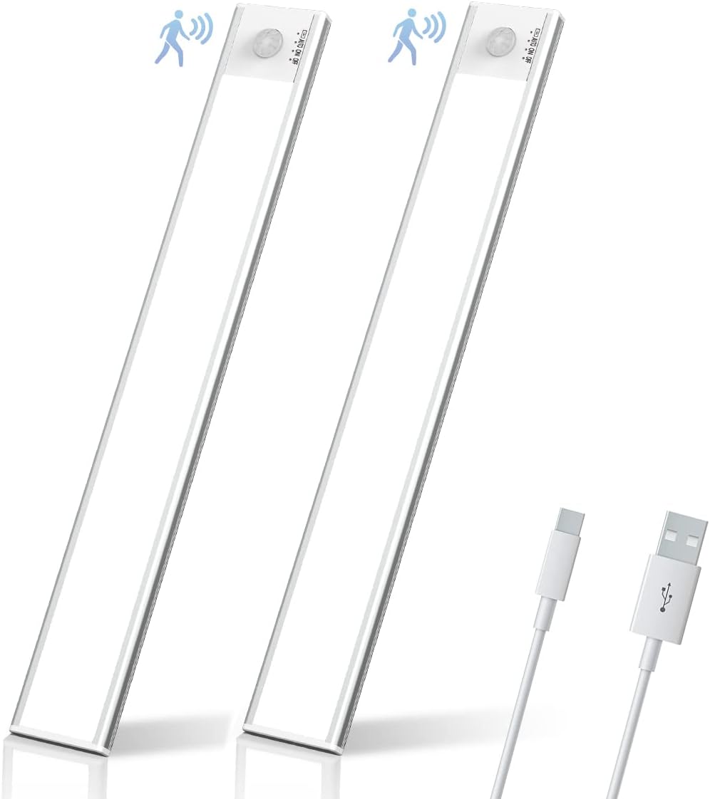 Under Cabinet Lighting 2 Pack Closet Light Motion Sensor Light Indoor ...
