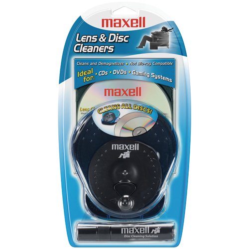 MAXELL CD325 CD Drive and Disc Cleaner : Maxell Consumer Tape: Amazon ...