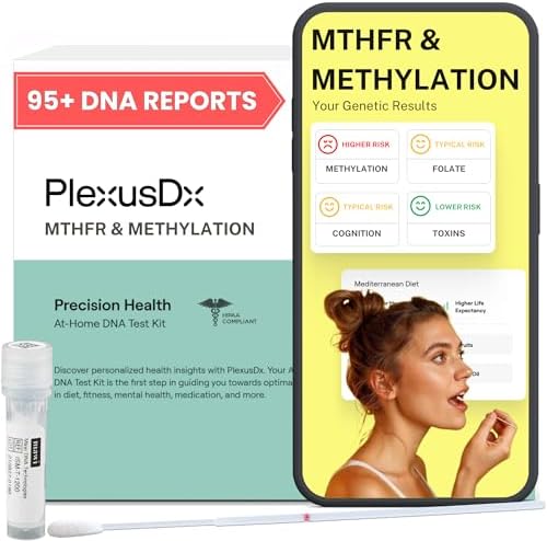 Amazon.com: Genetic Methylation Test Kit & MTHFR Testing Kit | 95+ DNA ...