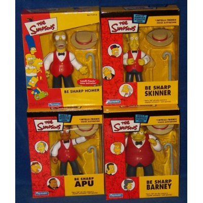 Amazon.com: Simpsons Be Sharps set Homer, Apu, Skinner, Barney : Health ...