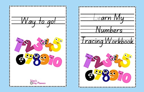 Amazon | Learn my Numbers Tracing Workbook: Number Tracing and ...