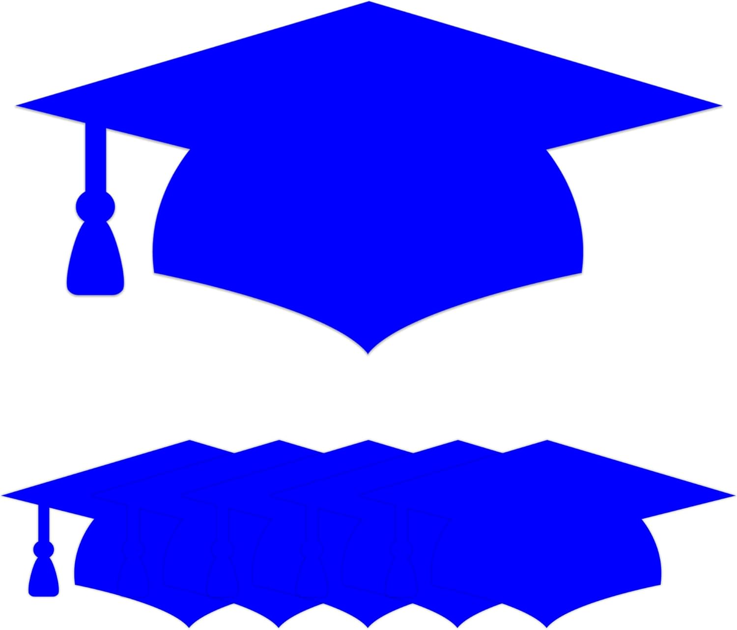 Amazon.com: Wonmon 60 PCS Graduation Hat Cutouts for Bulletin Board ...