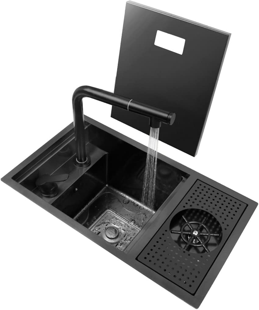 Amazon.com: Commercial Sink for Studio Office Building Stainless Steel ...