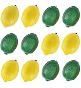 Amazon.com: BigOtters 20PCS Small Artificial Lemons, Faux Yellow Lemons ...