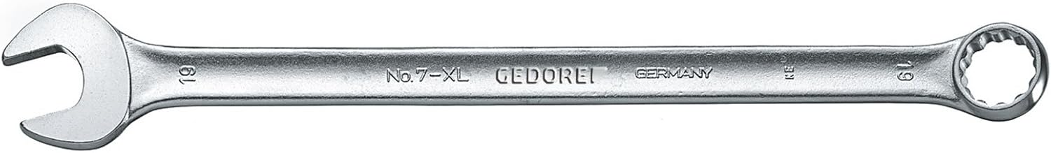 GEDORE Combination spanner, AF 46 mm, Extra long, 15° angled, Bi-hex ...