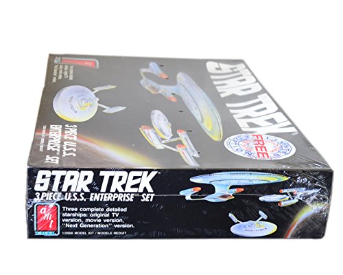 Star Trek 3 Piece U.S.S. Enterprise Set Model Kit Classic, - Want It All