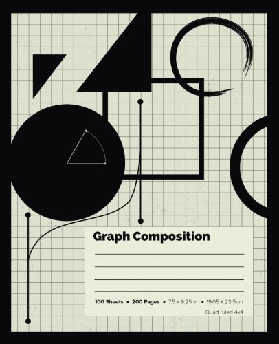 Quad Rule 4x4 Graph Book | Amazon.com.br
