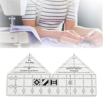 Amazon.com: Fabulous Sewing Design 5-in-1 Quilt Cutting Ruler,DIY Patchwork Maker Kit ...