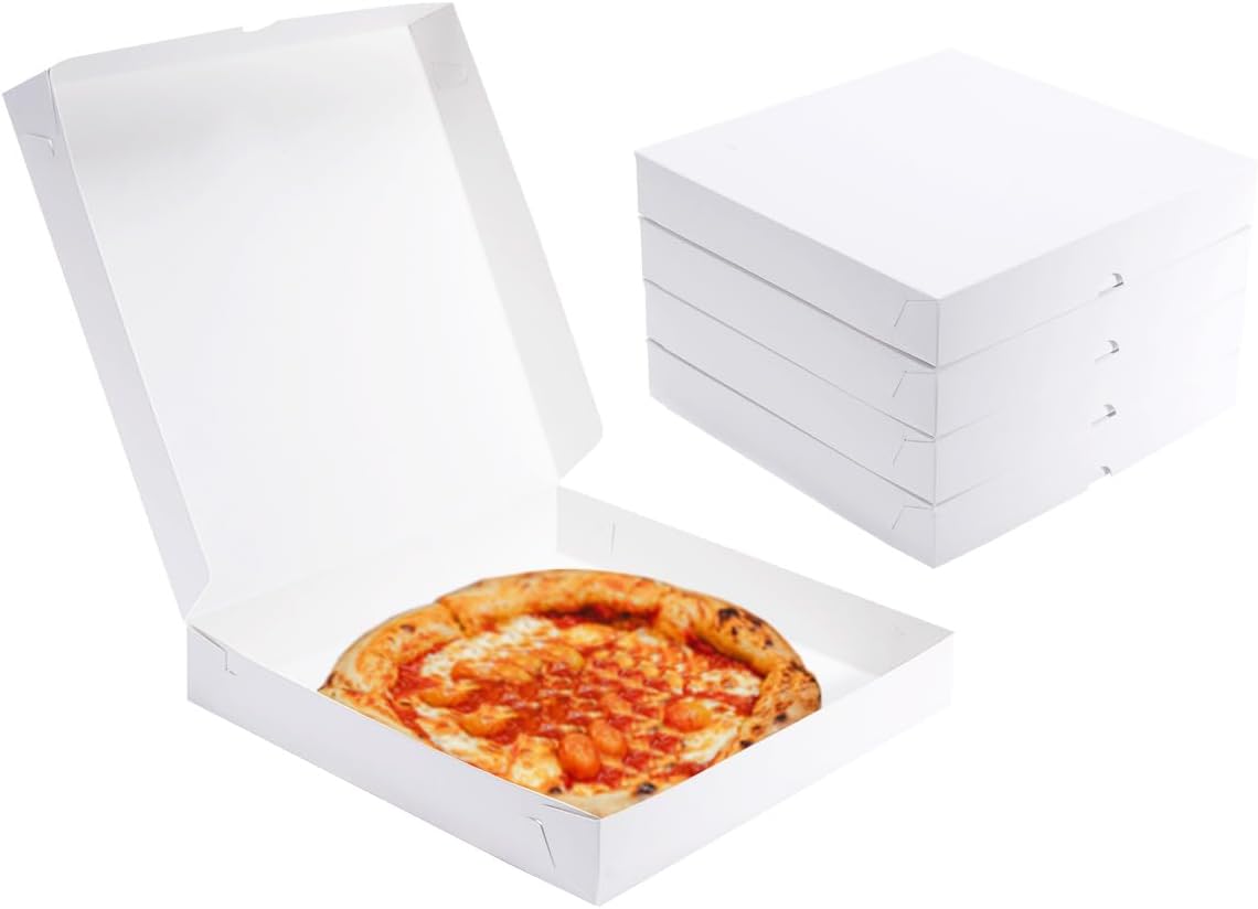 Amazon.com: JJO Thin White Pizza Box-7x7x1.6 Inch 15 Pack，Disposable ...