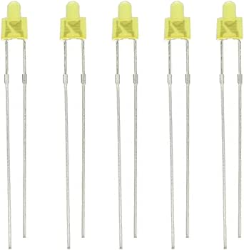 Amazon.com: TOPXCDZ 100PCS 2mm LED Diode Light Diffused Assorted Kit ...