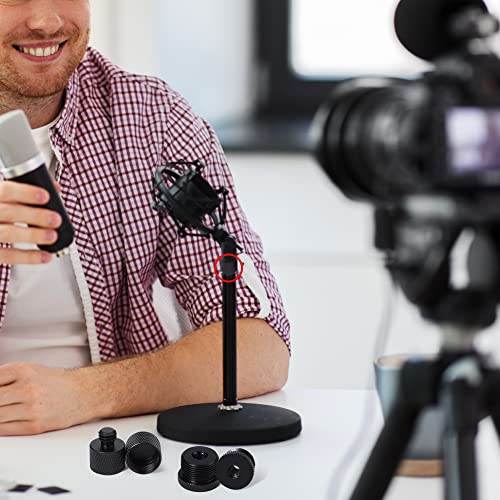 Snapklik.com : 4 Pieces Mic Stand Adapter, Mic Thread Adapter Set, 5/8 ...