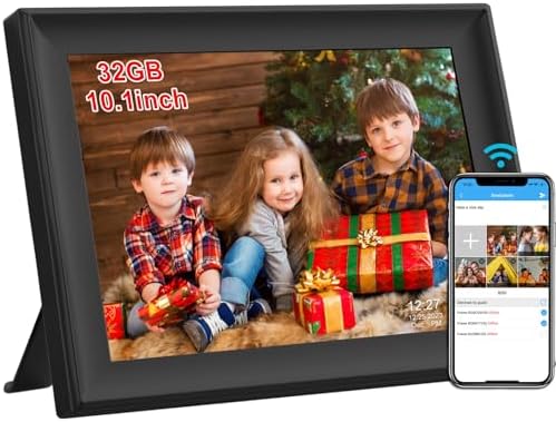 Amazon.com : SSA WiFi Frame 32GB Digital Picture Frame WiFi 10.1 inch ...