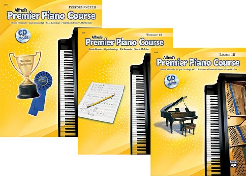 Alfred's Premier Piano Course, Level 1B: 3 Book Set (3 Book Set ...