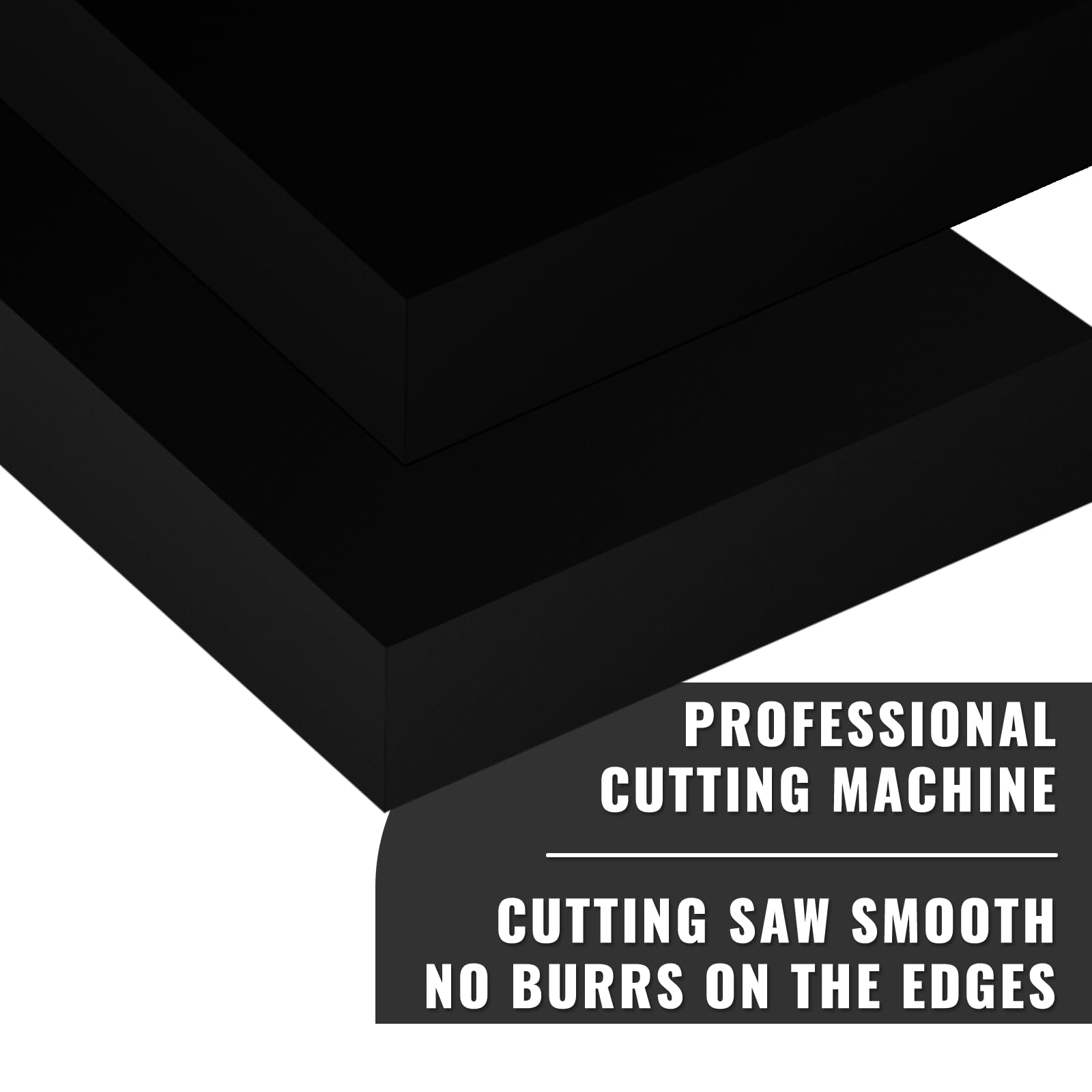 Snapklik.com : Black HDPE Block Plastic Sheet High Density Polyethylene ...