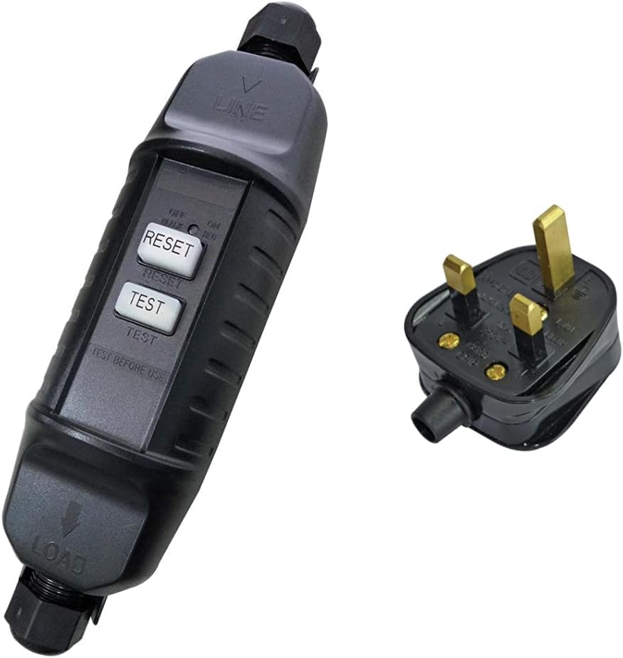 PRO ELEC PEL00414 13A Inline RCD (Rewireable), IP66 & Faithfull ...