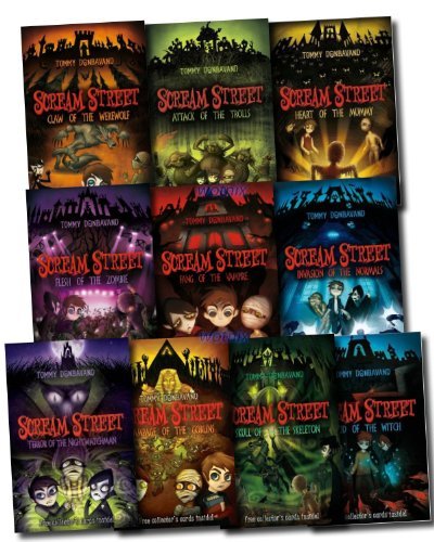 Scream Street 1 to 10 Books Collection Set RRP £49.90 (1. Fang of the ...
