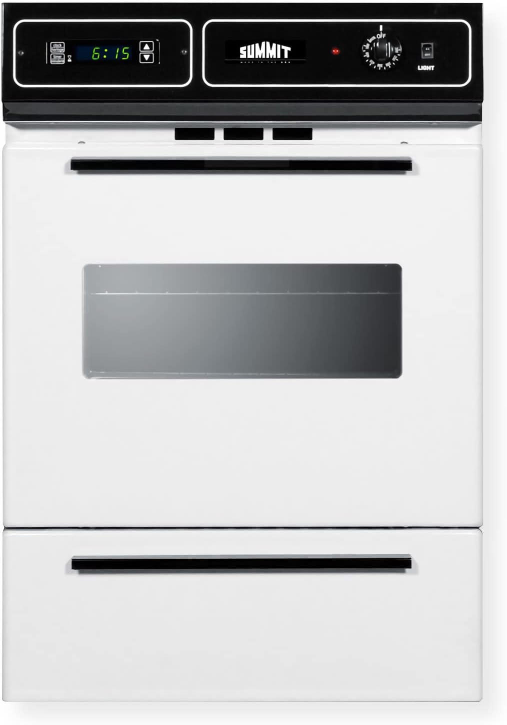 Amazon.com: Summit Appliance WTM7212KW 24" Wide Gas Wall Oven with ...